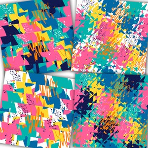 Bright Digital Paper, Bright Modern Digital Paper, Seamless Abstract ...
