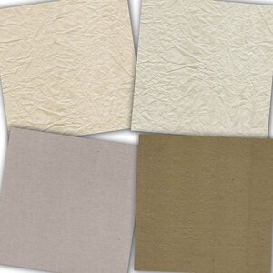 Neutral Digital Paper Pack: "kraft Paper" Includes Carboard, Textured ...