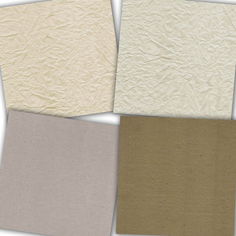 Neutral Digital Paper Pack: kraft Paper Includes | Etsy
