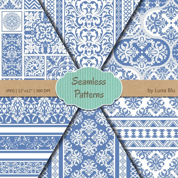Free Printable Scrapbook Paper Designs Blue