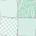 Mint Digital Paper: mint Patterns Mint Green - Etsy