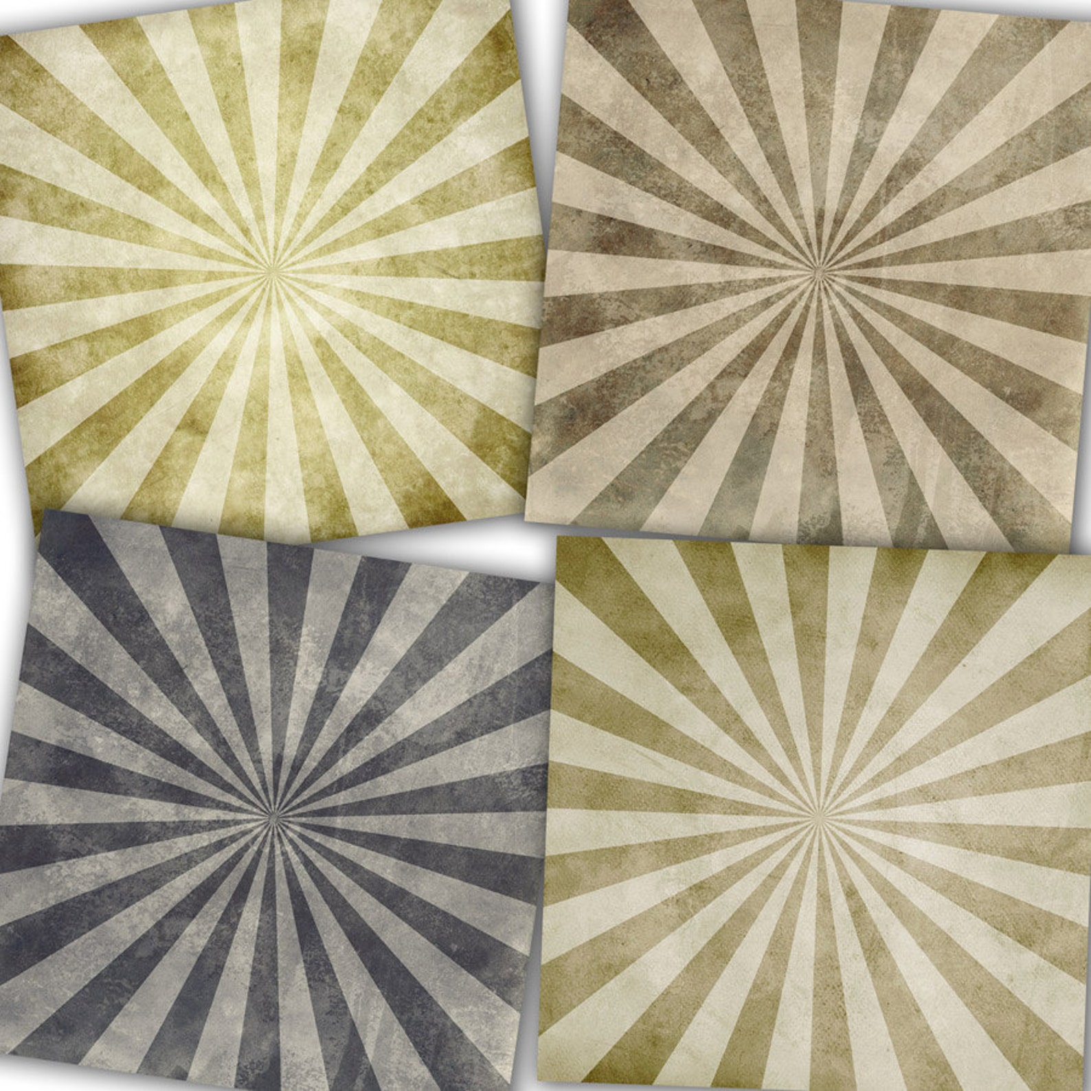 Starburst Digital Paper: grunge Starburst Grunge - Etsy