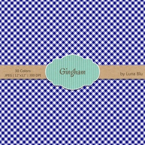 Gingham Digital Paper Pack: "rainbow Gingham" Digital Paper Bundle ...