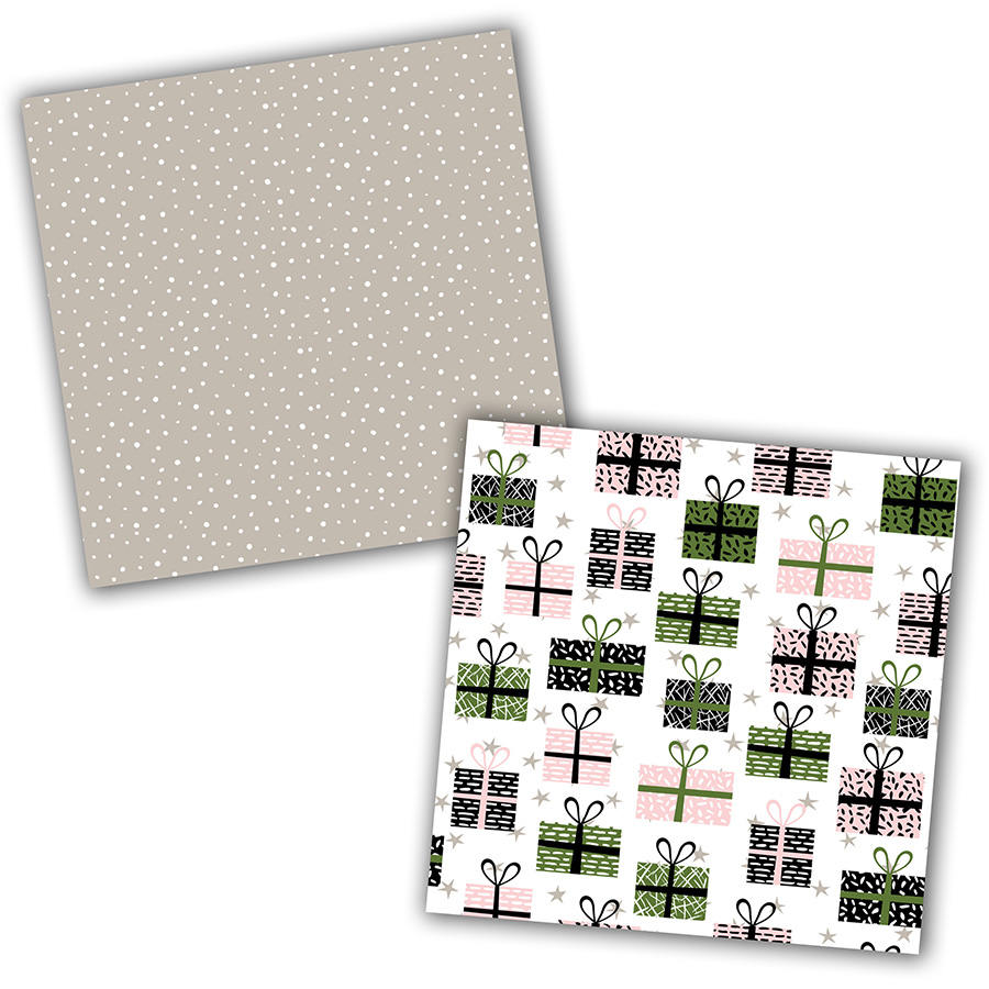 Modern Xmas Digital Paper Christmas Seamless Patterns Trendy - Etsy