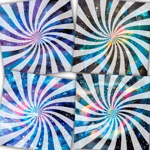 Starburst Digital Paper, Galaxy Digital Paper, Night Sky Digital Paper ...