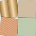 Coral Mint and Gold Digital Paper: coral Mint and Gold Patterns ...