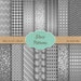 Silver Digital Paper: "silver Patterns" Grey Digital Paper, Metallic ...