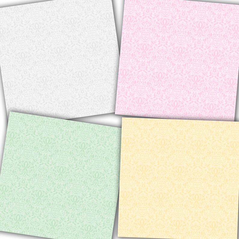 Pastel Digital Paper: subtle Pastels Soft Pastel | Etsy