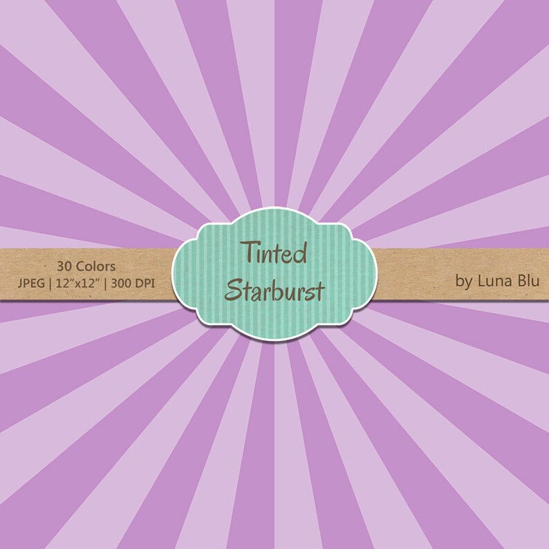 Starburst Digital Paper Pack: tinted Starburst - Etsy