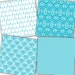 Papier numérique bleu: Scuba Blue Pantone printemps couleurs 2015, bleu ...