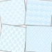 Baby Blue Digital Paper: baby Blue Damask Soft Blue, Pale Blue, Pastel ...