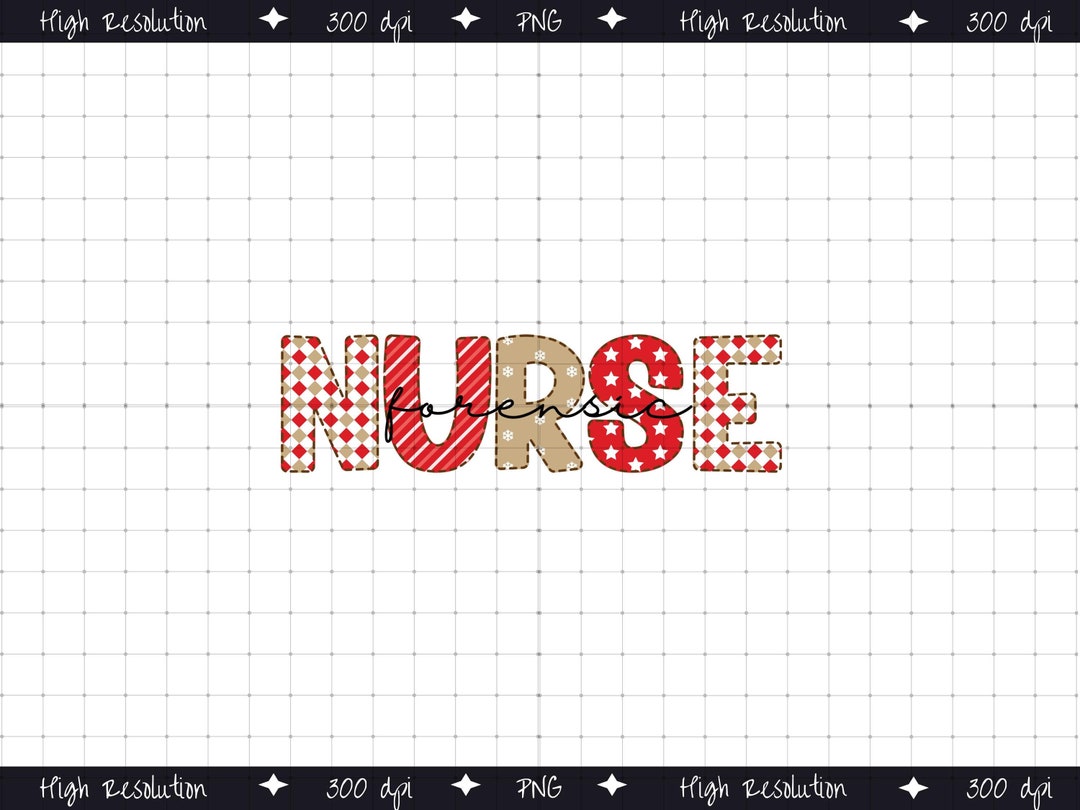 Forensic Nurse Png - Christmas Nurse Png - Digital Download Design ...
