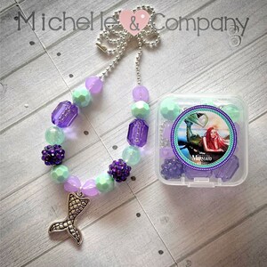 Ariel Necklace Party Favors DIY Ariel Birthday Party Activity Little ...
