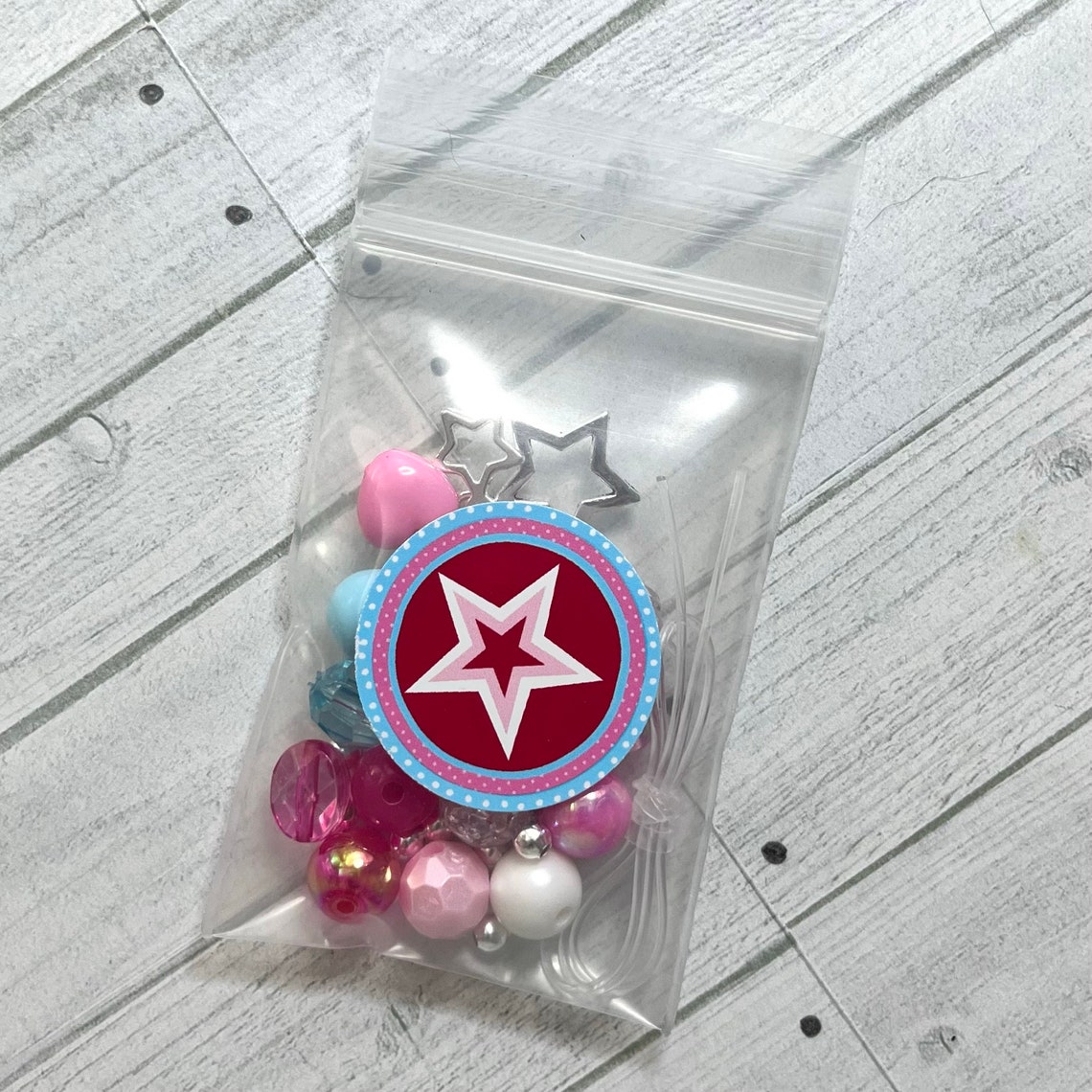 American DIY Star Charm Bracelet Birthday or Slumber Party Favor ...