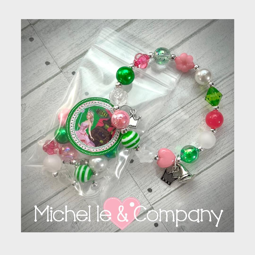 Wicked Oz Glinda Elphaba DIY Charm Bracelet Birthday or Slumber Party ...