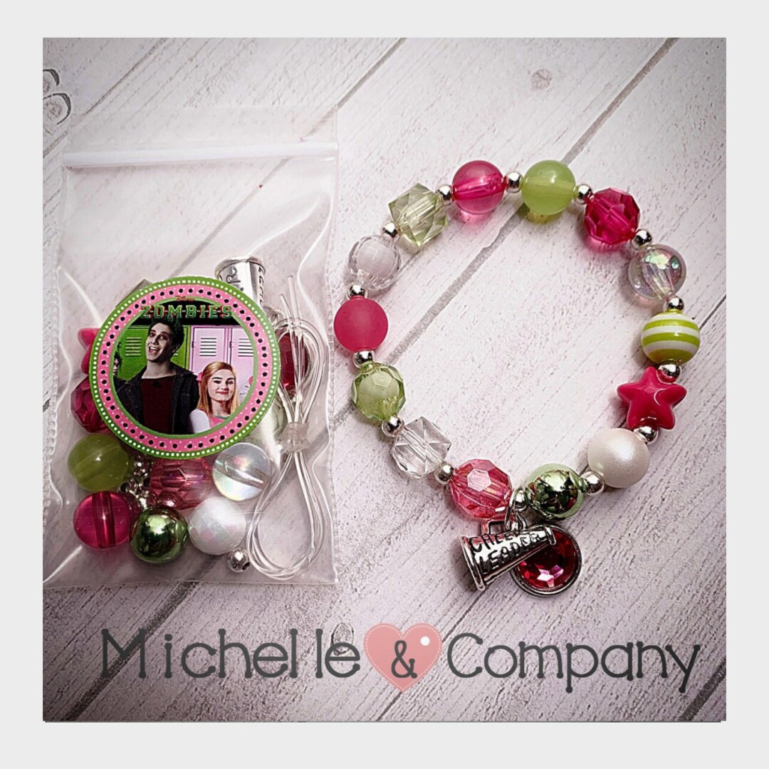 Zombies DIY Zom VS Pom Bracelet Birthday Party Favor Slumber Party ...