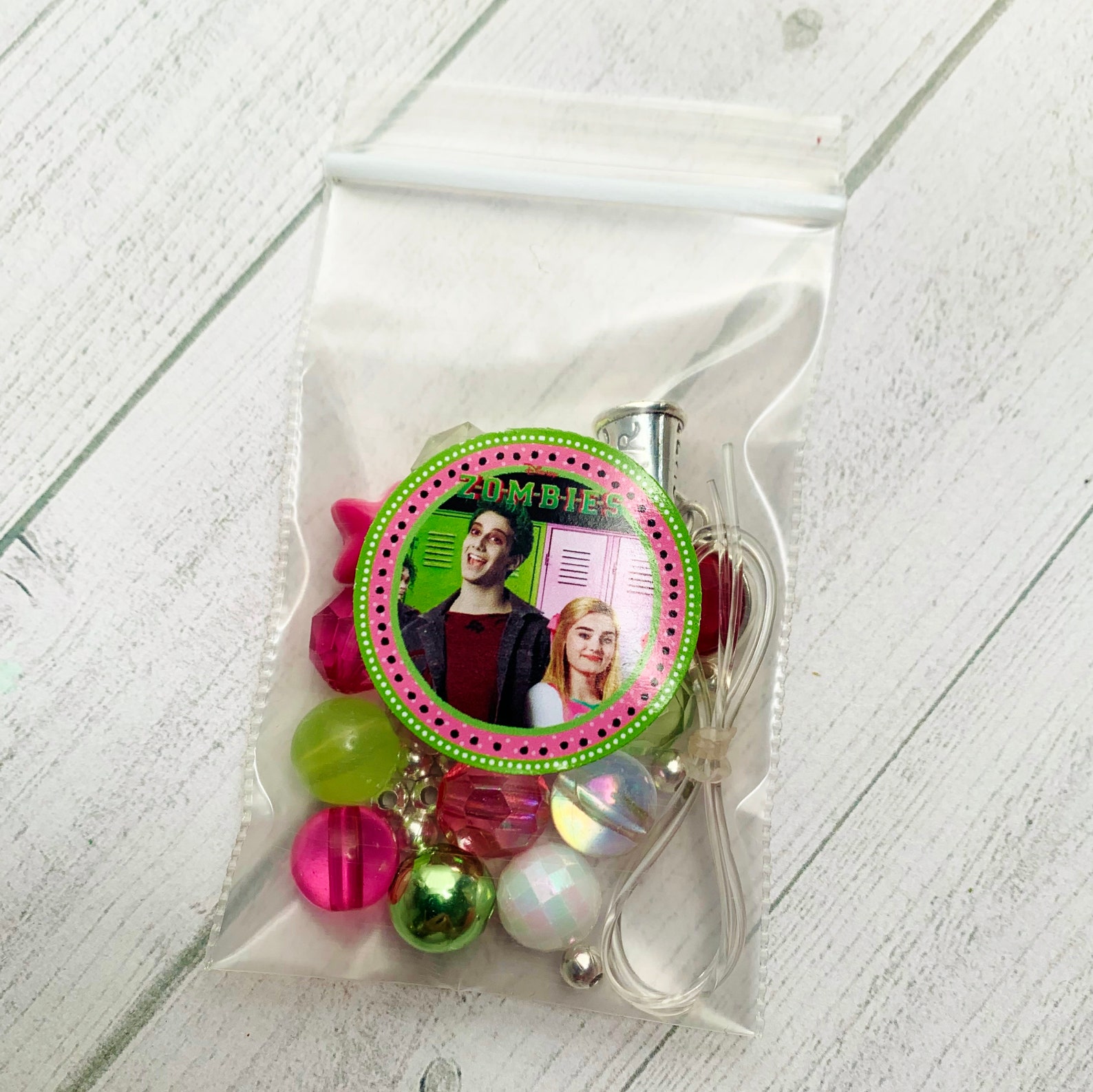 Zombies DIY Zom VS Pom Bracelet Birthday Party Favor Slumber Party ...