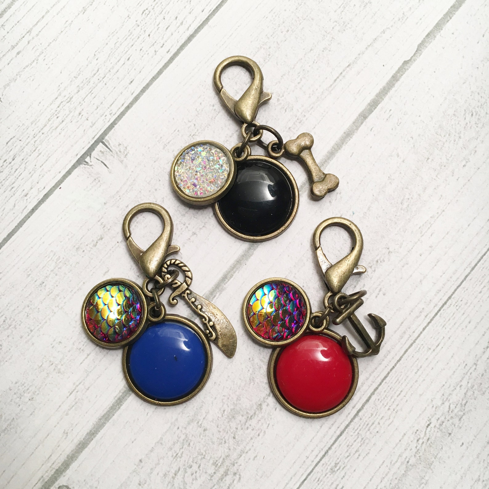 6 Descendants 3 Zipper Pull Backpack Charms Descendants 3 - Etsy
