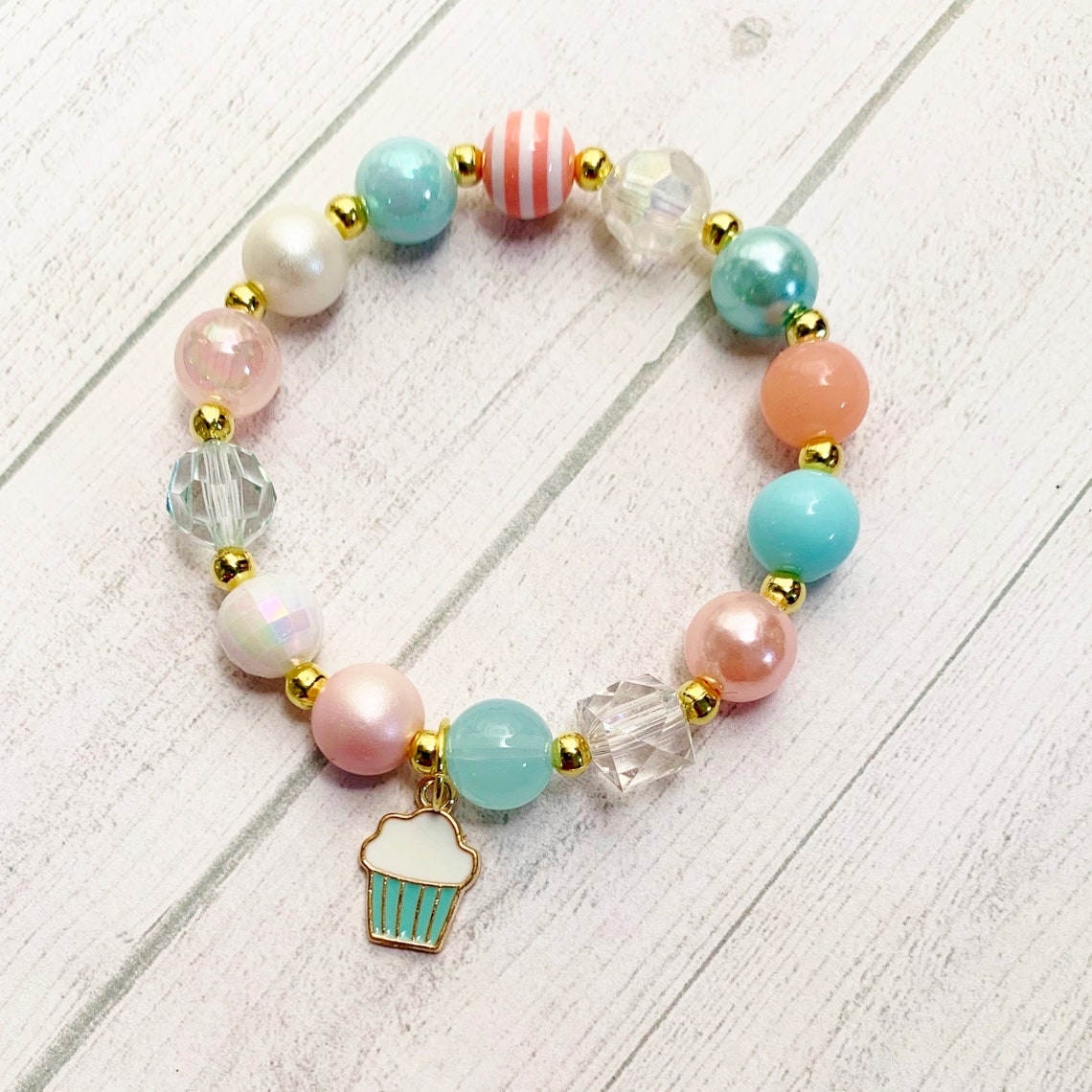 Cupcake DIY Charm Bracelet Birthday or Slumber Party Activity DIY ...