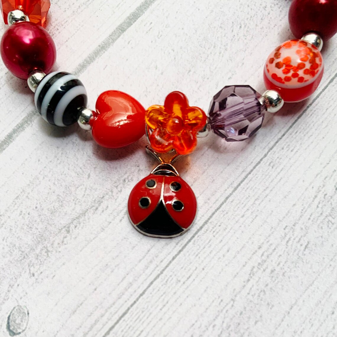 Lady Bug DIY Charm Bracelet Birthday or Slumber Party Activity - Etsy