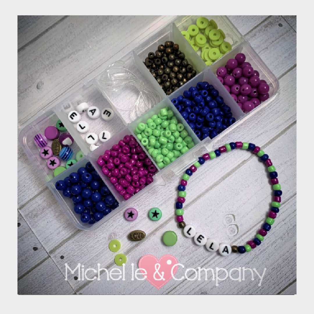 DIY Descendants Bracelet Kit Stretchy Bracelet Bead Kit Creative Bead ...