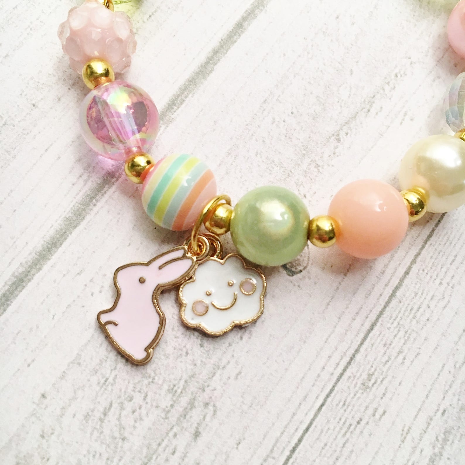 Easter Bunny DIY Charm Bracelet Birthday Slumber Party Activity DIY ...