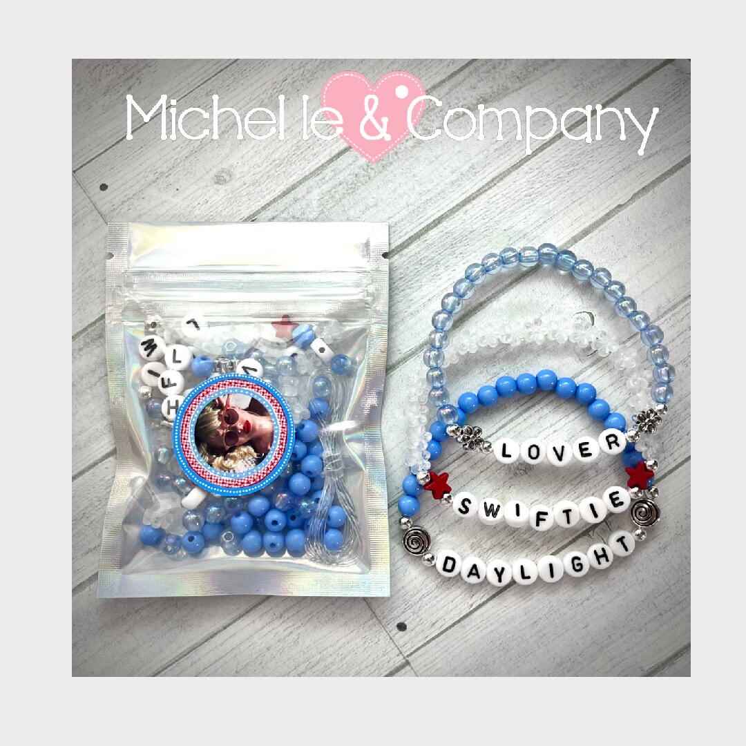 Swiftie Friendship Bracelet Kit Taylors Version Lover Daylight Bracelet ...