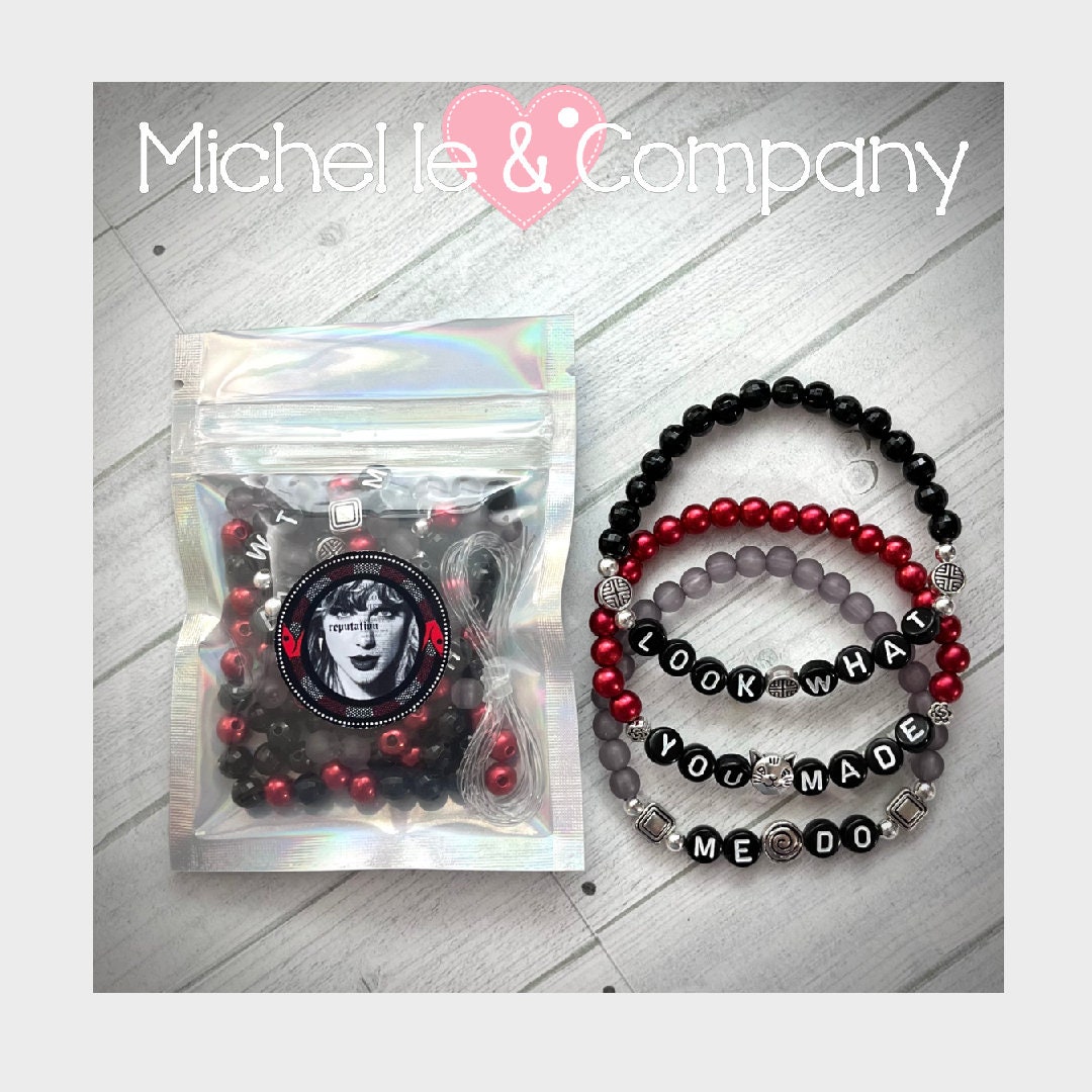 Swiftie Friendship Bracelet Kit Taylors Version Reputation Look What ...