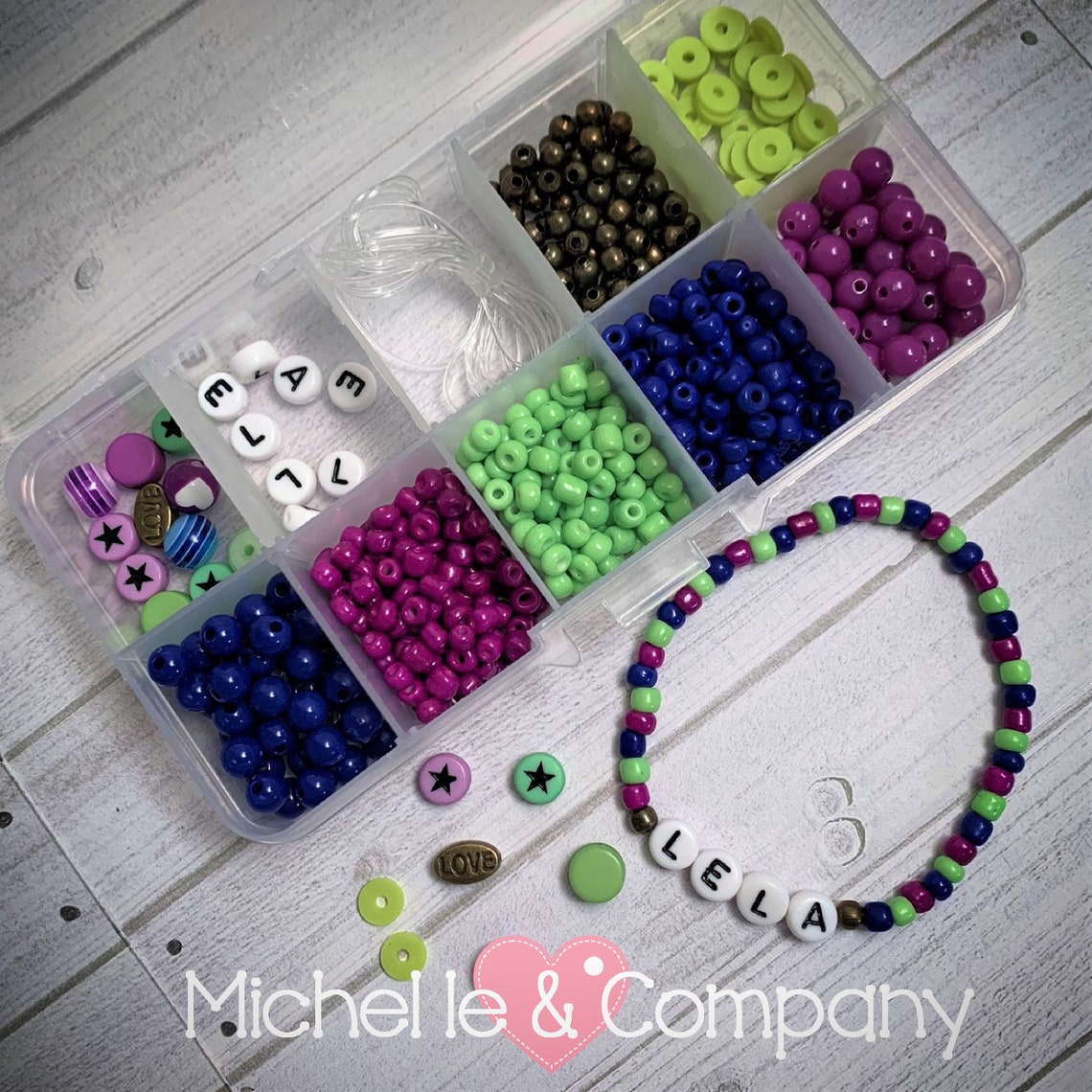 DIY Descendants Bracelet Kit Stretchy Bracelet Bead Kit - Etsy