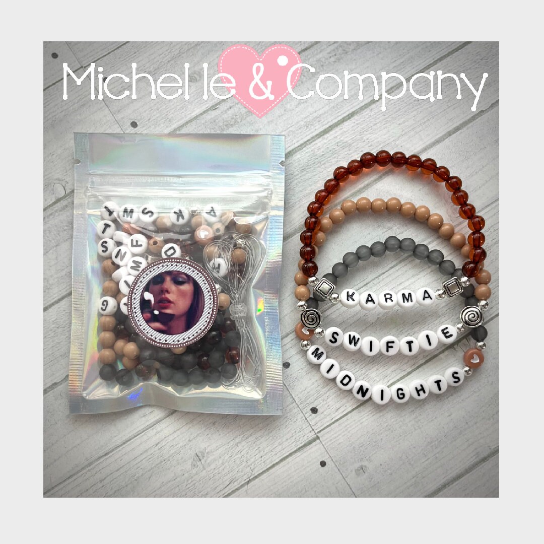 Swiftie Friendship Bracelet Kit Taylors Version Midnights Karma ...