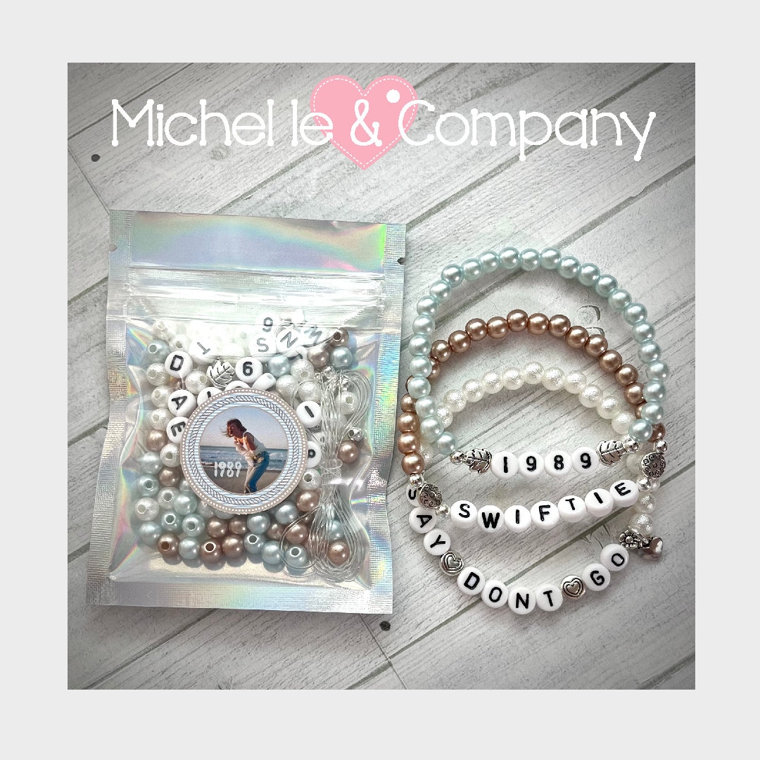 Swiftie Friendship Bracelet Kit Taylors Version 1989 Don't Say Go ...