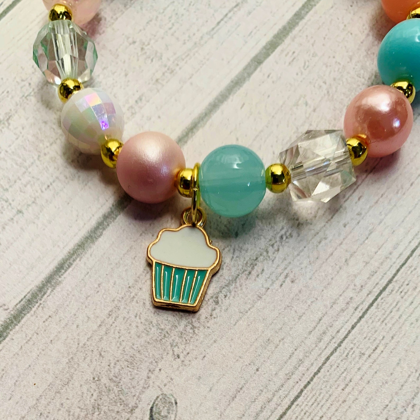 Cupcake DIY Charm Bracelet Birthday or Slumber Party Activity DIY ...
