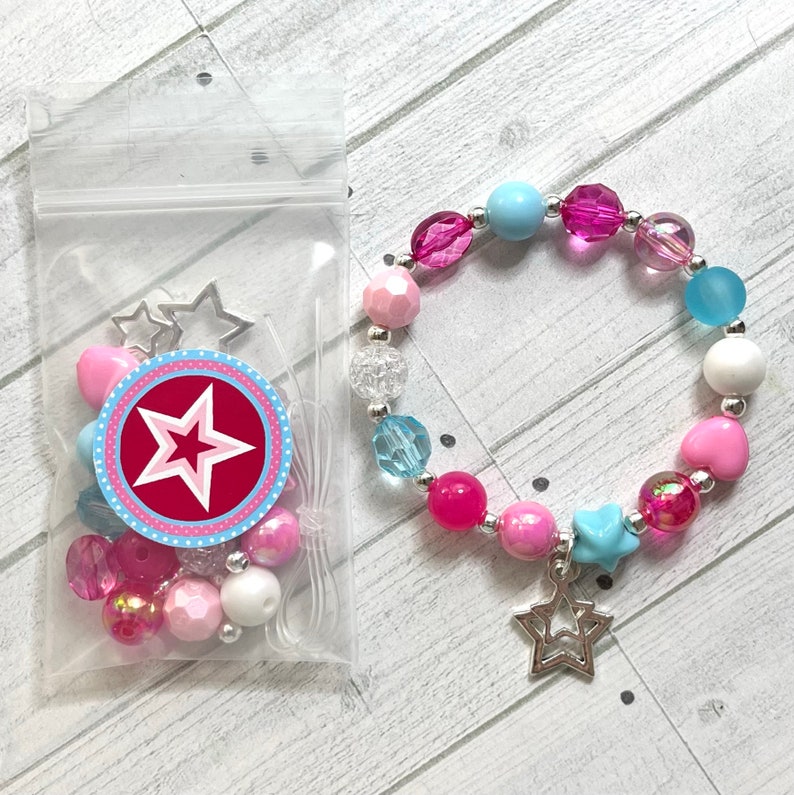 American DIY Star Charm Bracelet Birthday or Slumber Party Favor ...