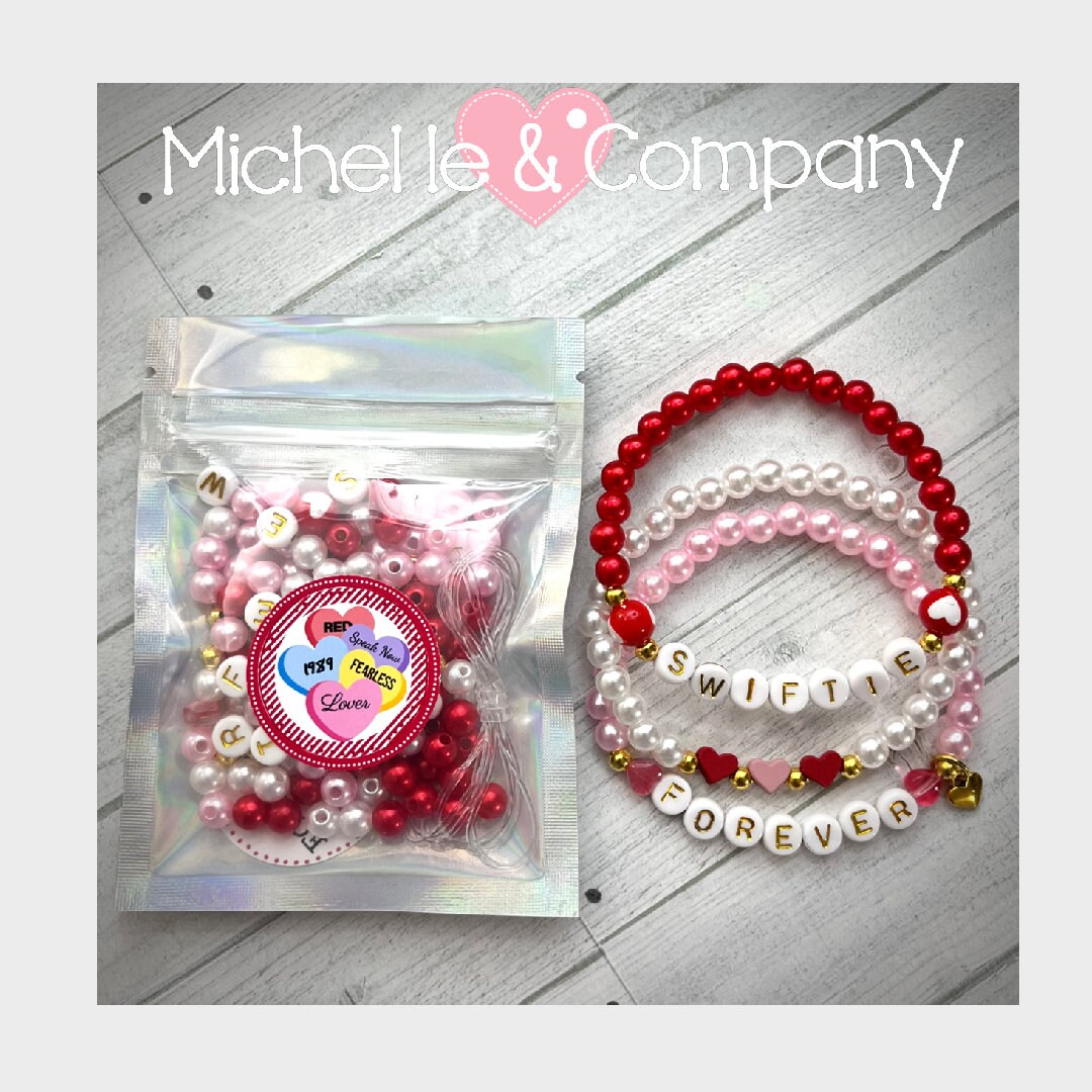 Swiftie Friendship Bracelet Kit Swiftie Valentine Forever Swiftie ...