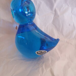 Swedish Konstglas FM Blue Bird "pippi" Art Glass - Etsy