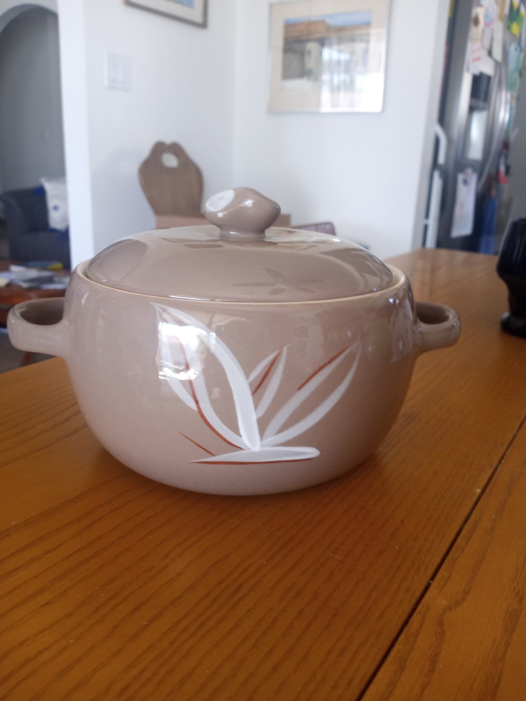 Winfield China "desert Dawn" Vintage Casserole With Lid - Etsy