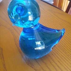 Swedish Konstglas FM Blue Bird "pippi" Art Glass - Etsy