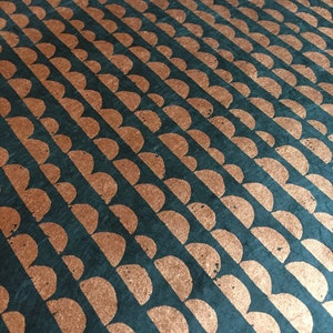 Copper Half Moon Wrapping Paper. Handmade Lokta Paper. Gift | Etsy UK