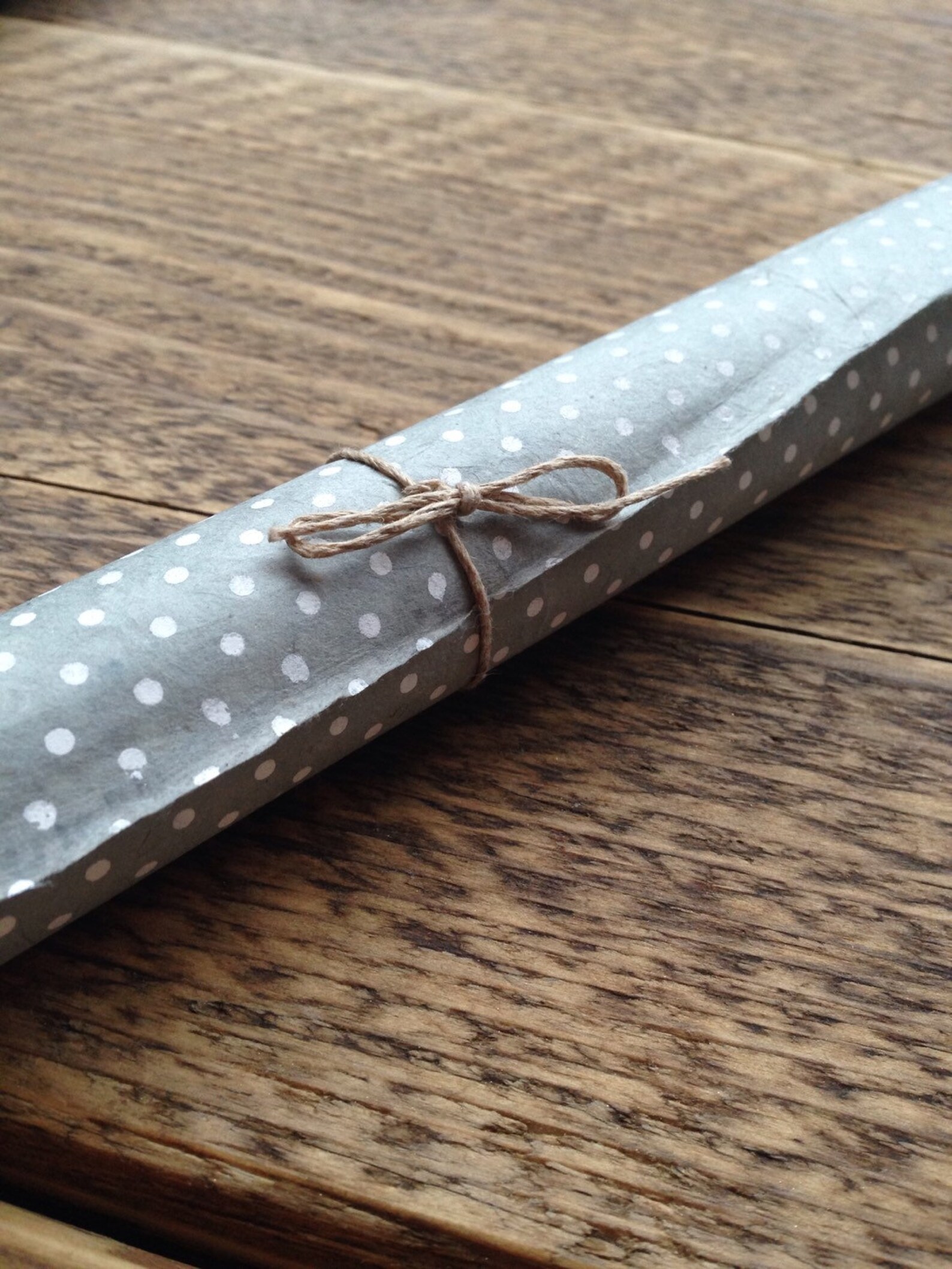 Polka Dot Wrapping Paper Handmade Paper Gift Wrap Duck Egg - Etsy