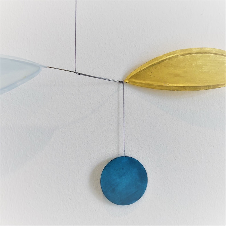 Lightweight Mobile Handmanufactured From Paper and Stainless Steel Wire ...