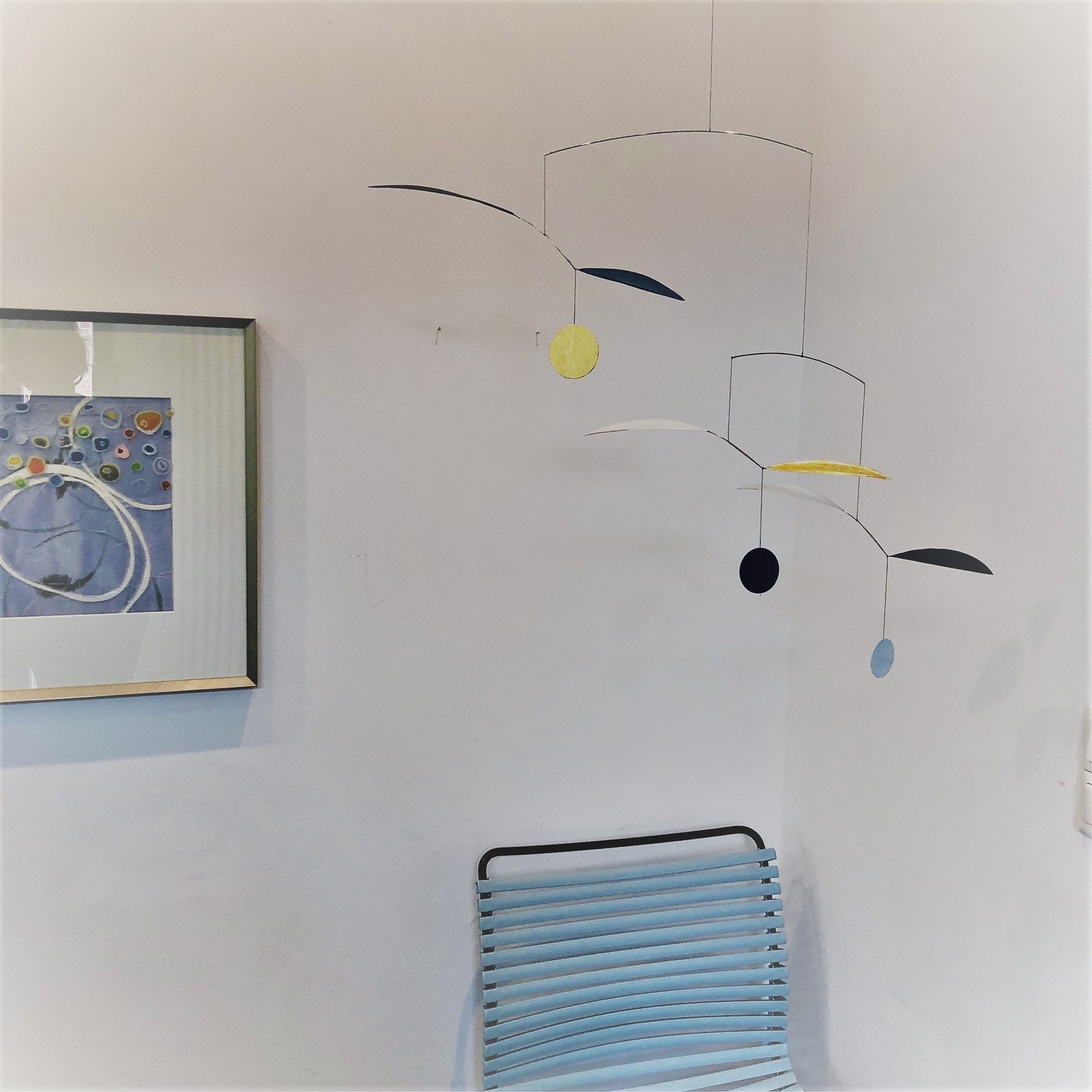 Lightweight Mobile Handmanufactured From Paper and Stainless Steel Wire ...