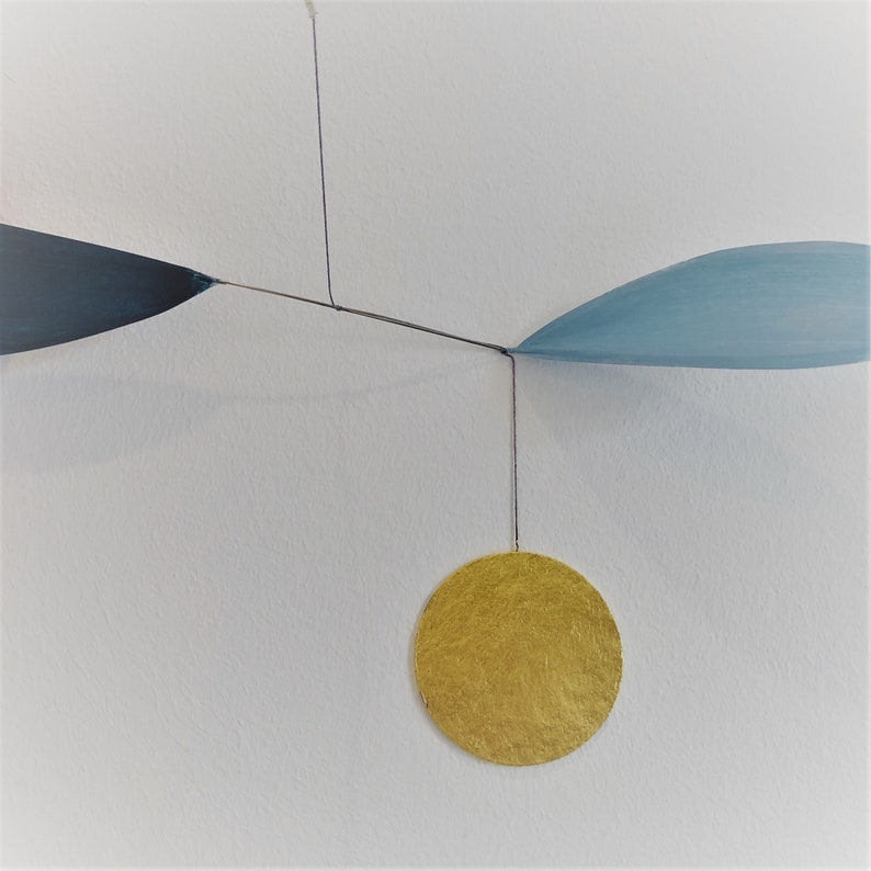 Lightweight Mobile Handmanufactured From Paper and Stainless Steel Wire ...