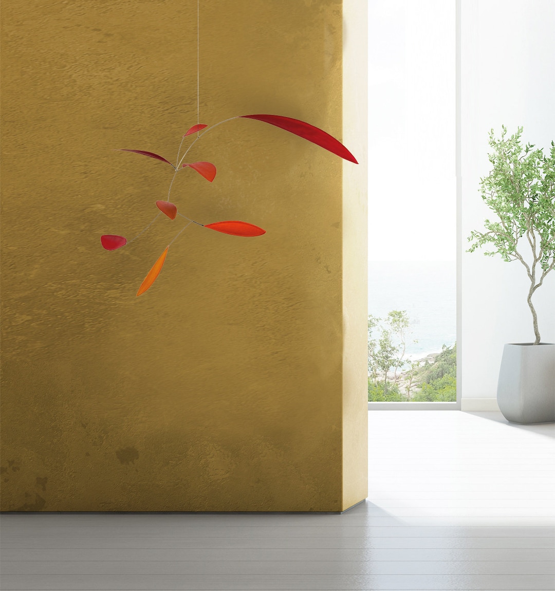 Mobilé "little Red Leaf" - Etsy