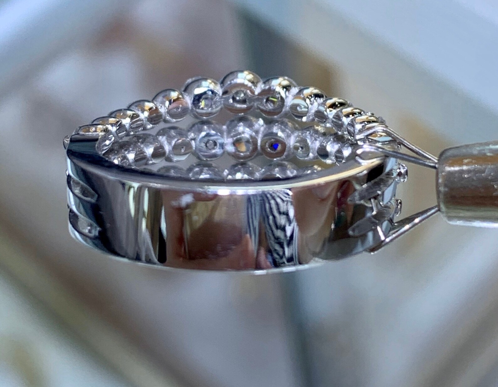 1.25CT Diamond Anniversary Ring Triple Split Style Band Right - Etsy