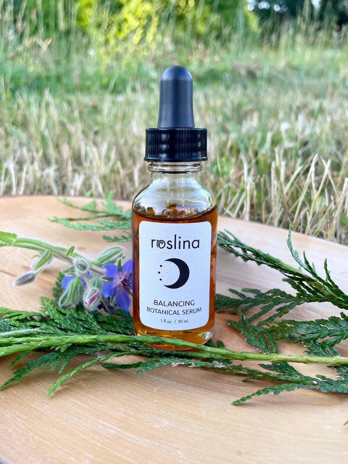 Oily Skin Night Balancing Botanical Serum Organic Facial Serum ...
