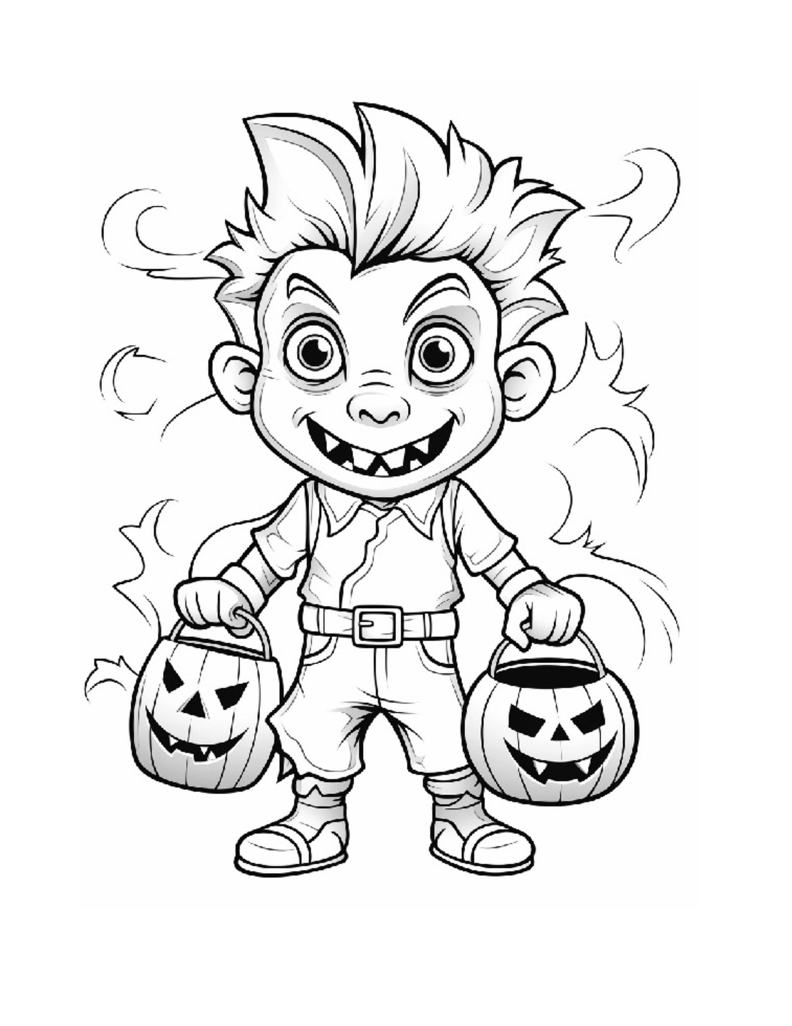 Fright Fest Fun: Color Witches, Ghosts, and Creatures Kids Halloween ...