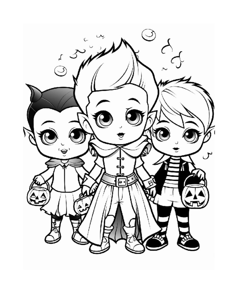 Fright Fest Fun: Color Witches, Ghosts, and Creatures Kids Halloween ...