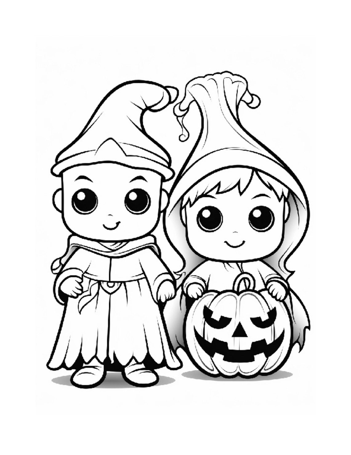 Fright Fest Fun: Color Witches, Ghosts, and Creatures Kids Halloween ...