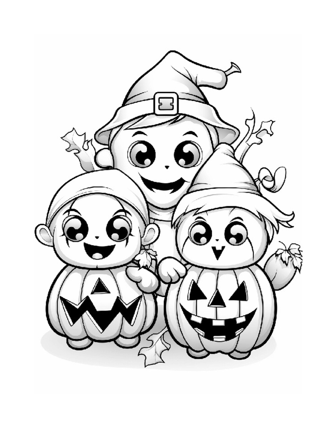 Fright Fest Fun: Color Witches, Ghosts, and Creatures Kids Halloween ...