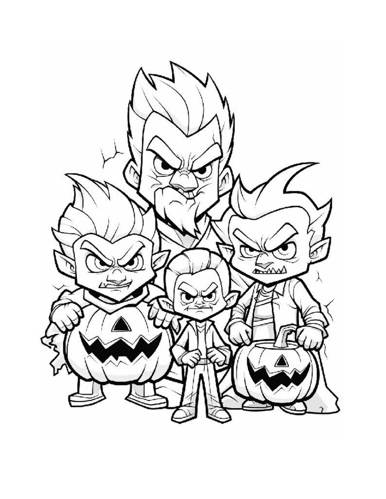 Fright Fest Fun: Color Witches, Ghosts, and Creatures Kids Halloween ...